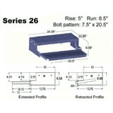 Lippert Components 3711363 Electric Step (Step 26 Series Single with ...