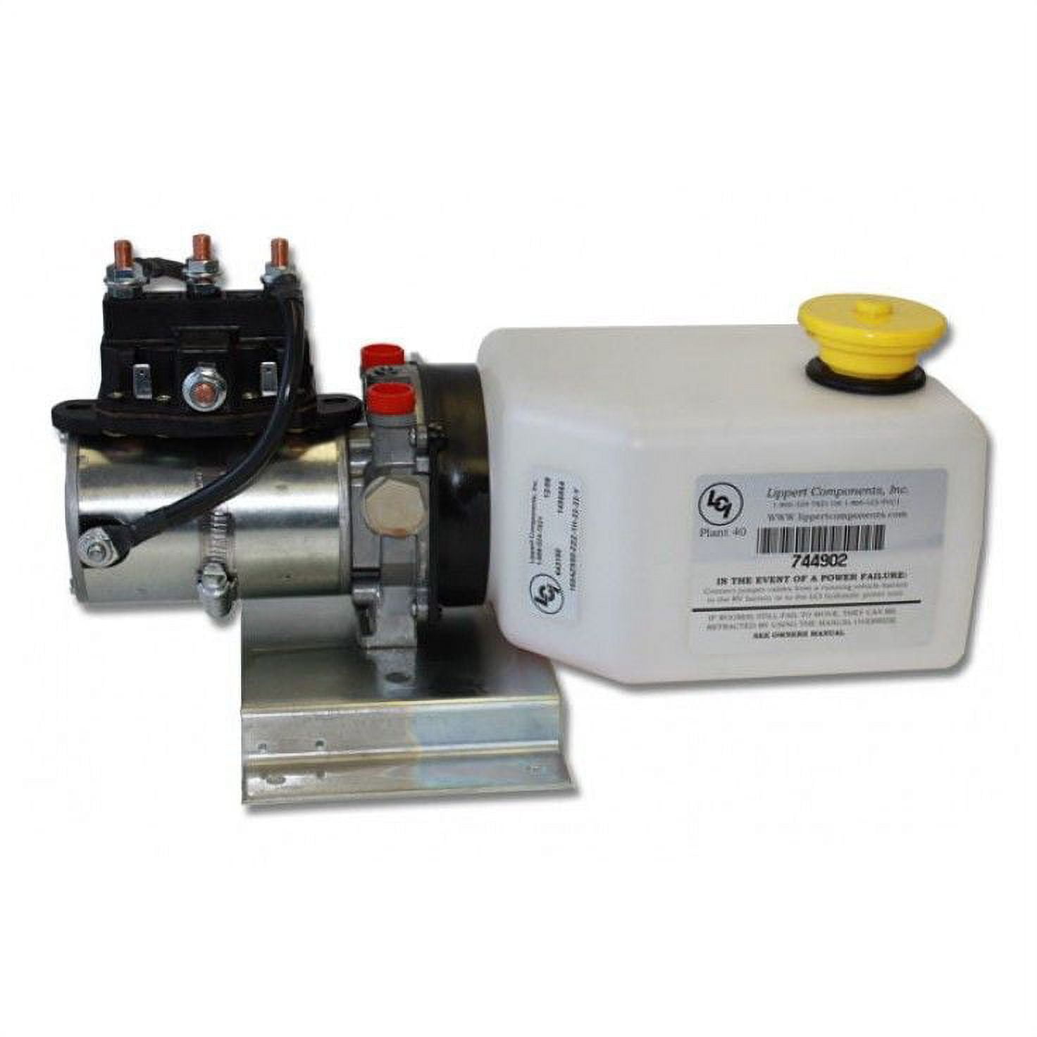 Lippert Hydraulic Pump 643150, 12V, 1.4 GPM at 0 PSI, RV Parts, 2 Piece ...