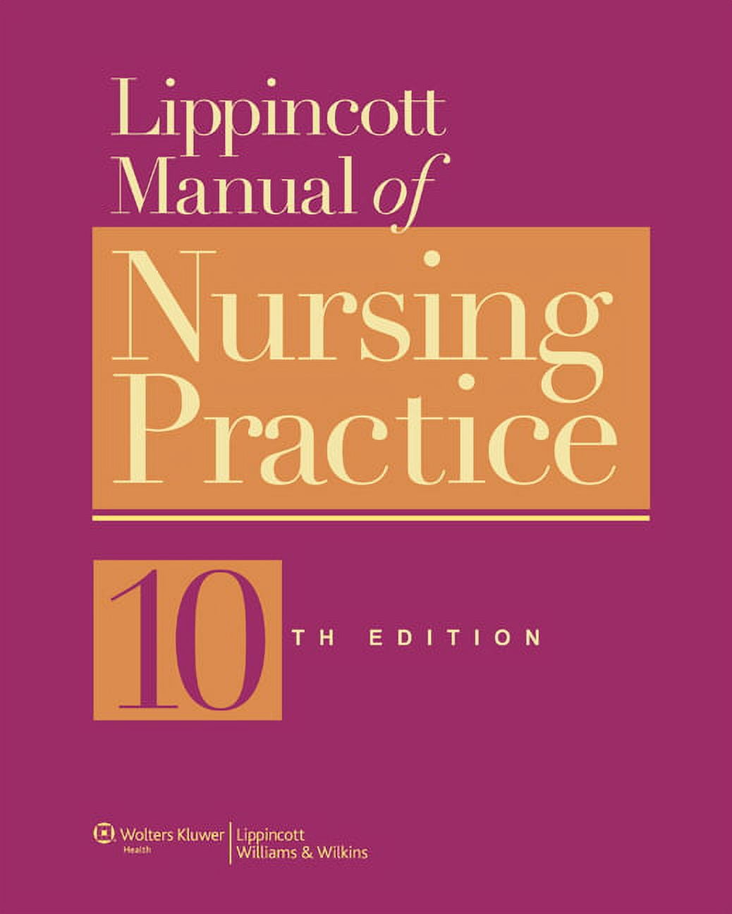 Lippincott Manual of Nursing Practice - Walmart Business Supplies