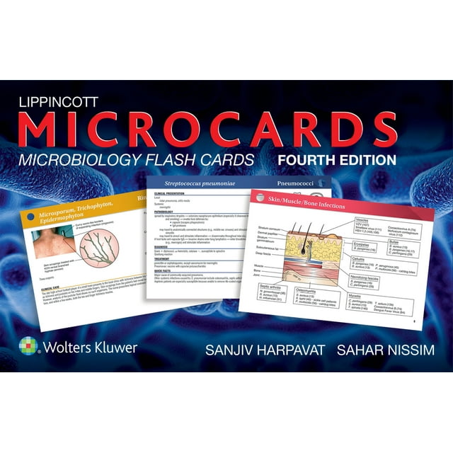 Lippincott Microcards: Microbiology Flash Cards (Other) - Walmart.com