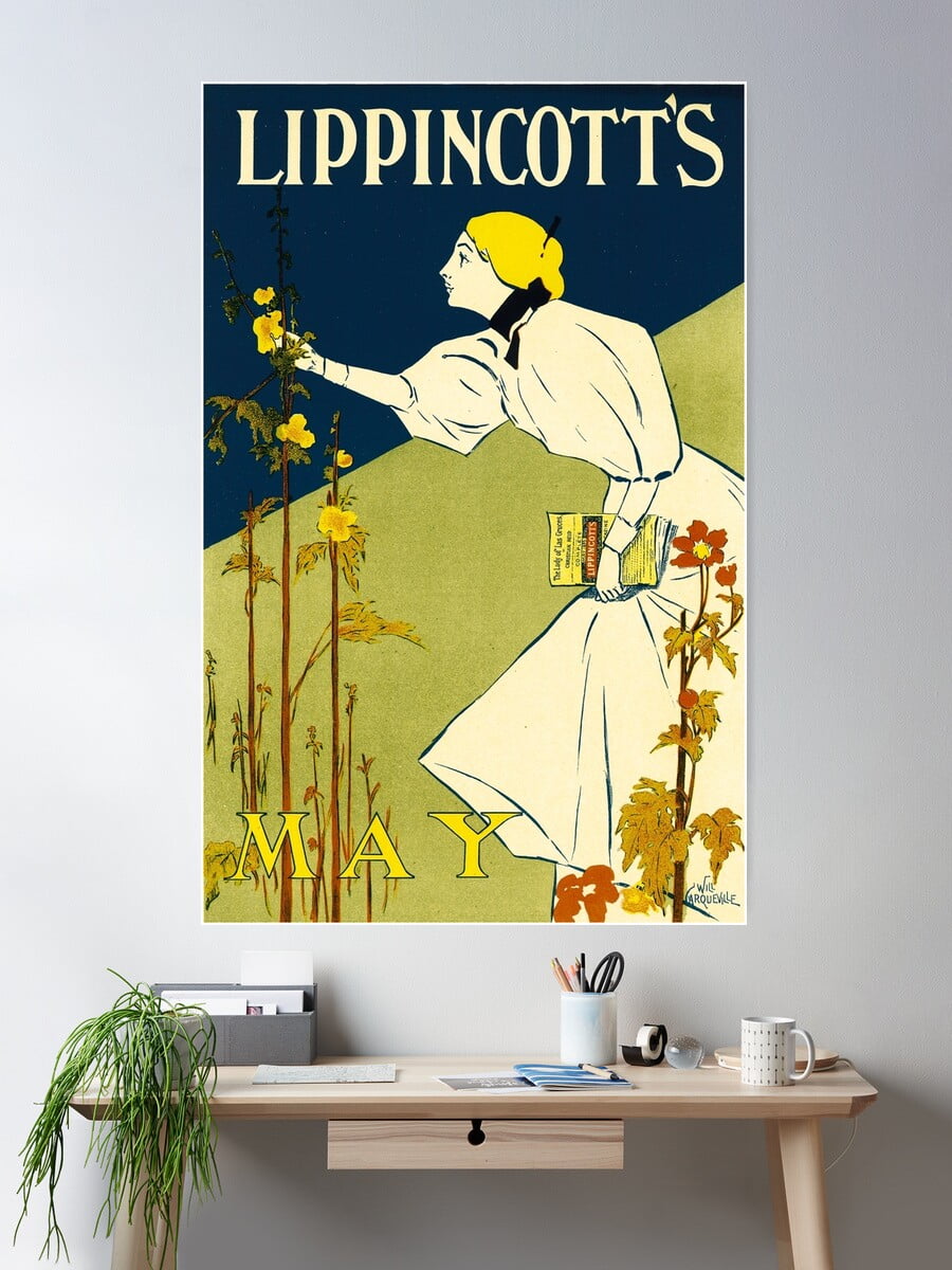 Lippincott'S May American Magazine Cover Art By William Carqueville ...