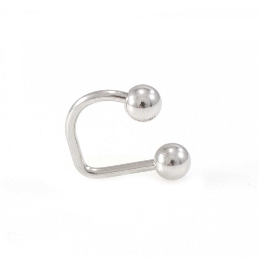 Lippy Loop Surgical Steel Lip Ring 16G - Walmart.com