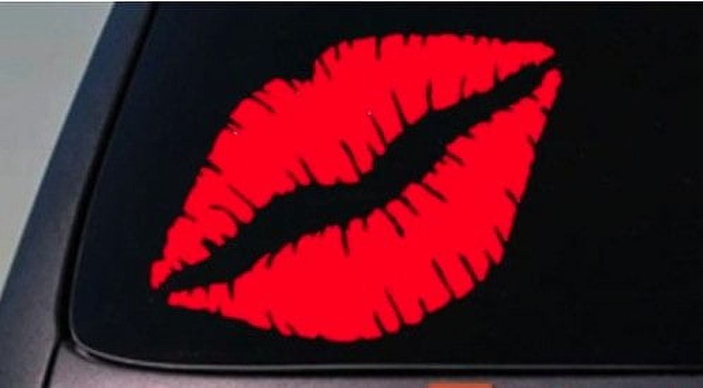 Lips 6" Decal Sticker Car Window Decals Kiss Vampire *C719* - Walmart.com