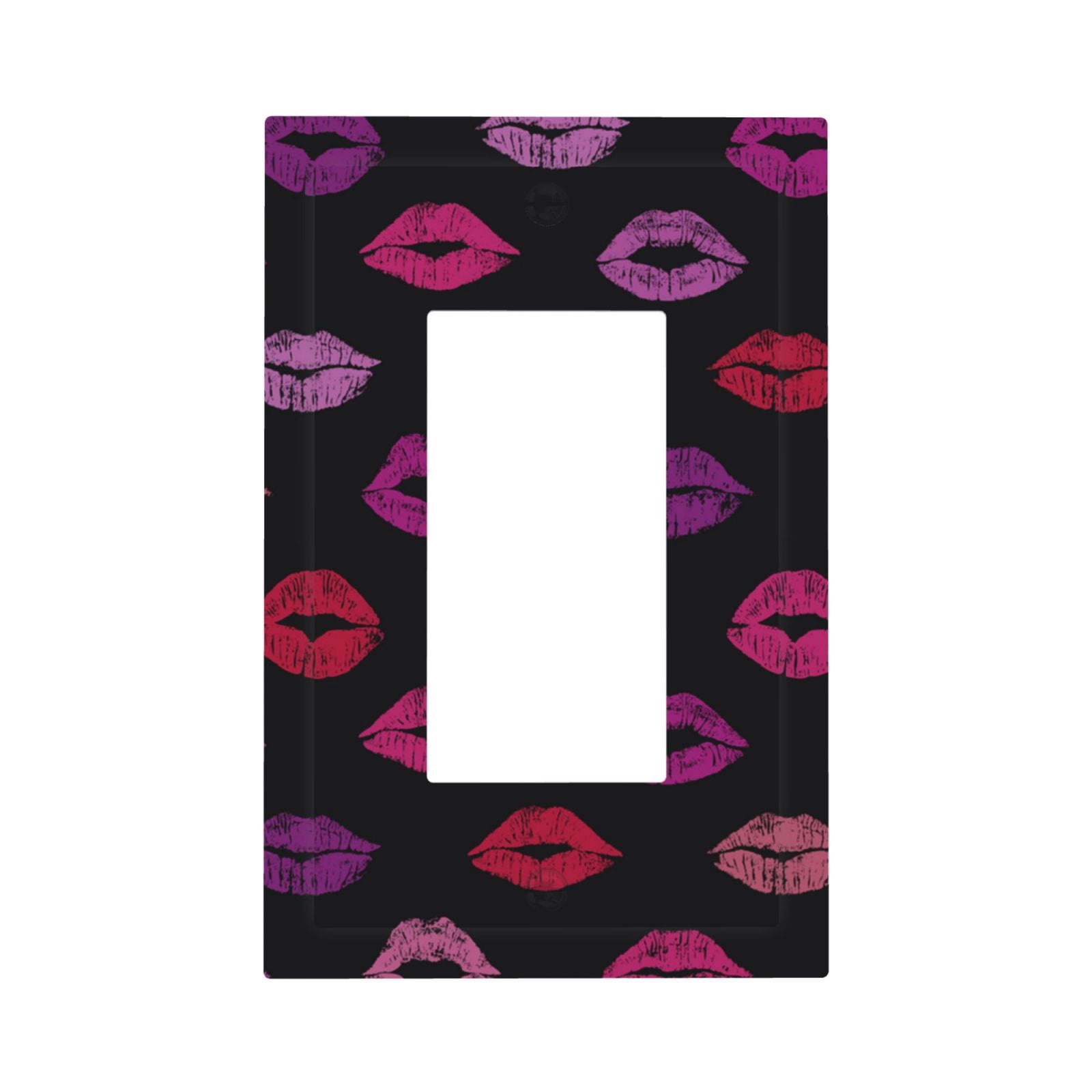 Lips Kiss Single Gang Wall Plate 1 Gang Decorative Electrical Outlet ...