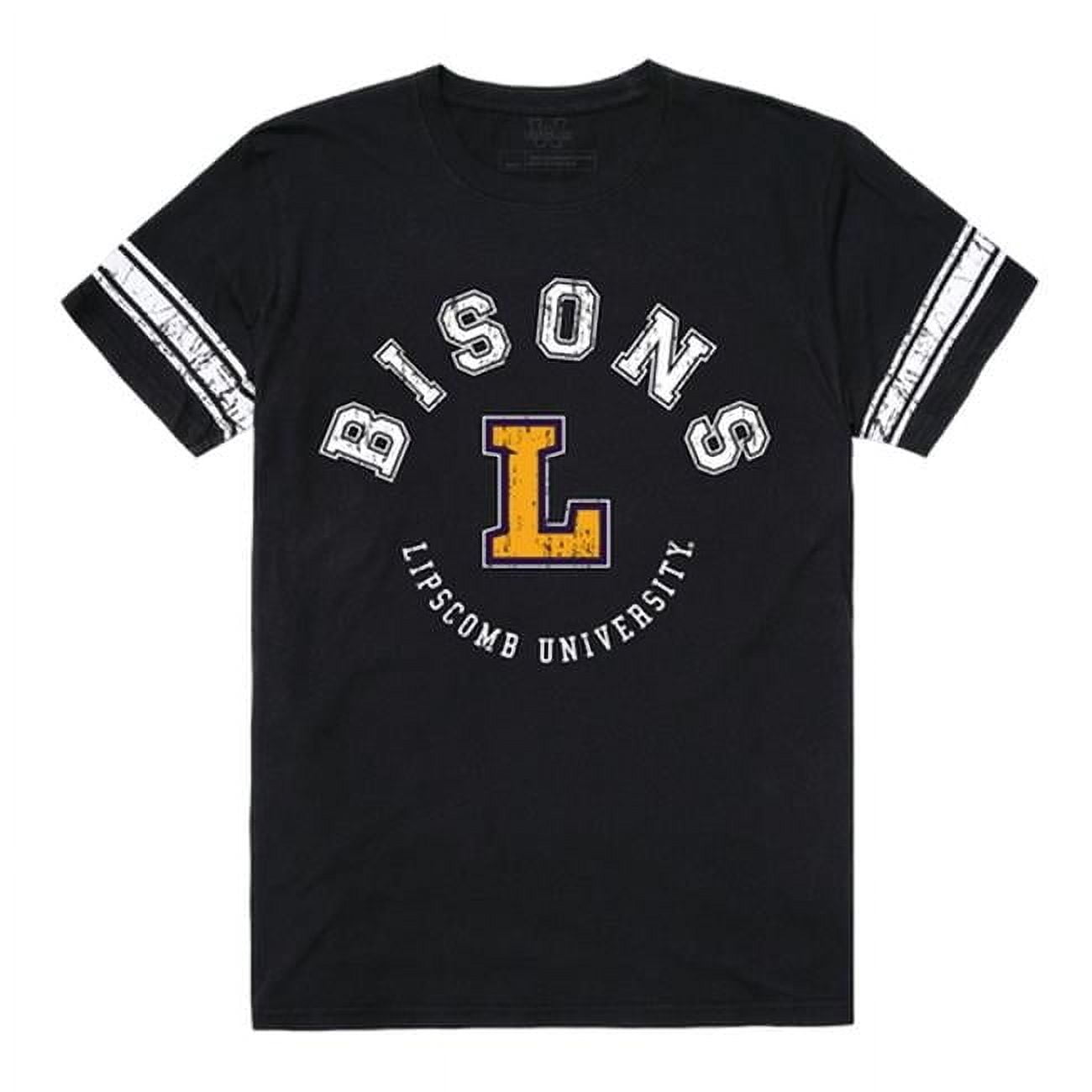 Lipscomb University Men Football T-Shirt, Black & White - Extra Large ...