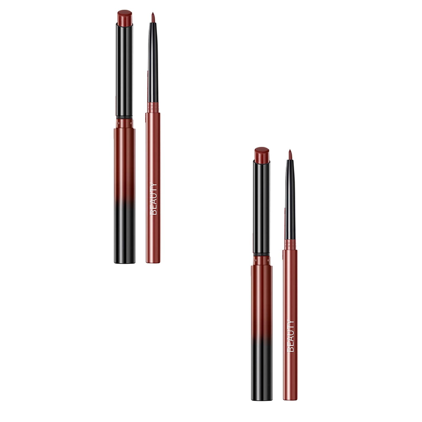 Lipstick Does Not Fade Durable Nude Lipliner Suit Makeup Lip Liner Stain Dark Brown Lip Liner