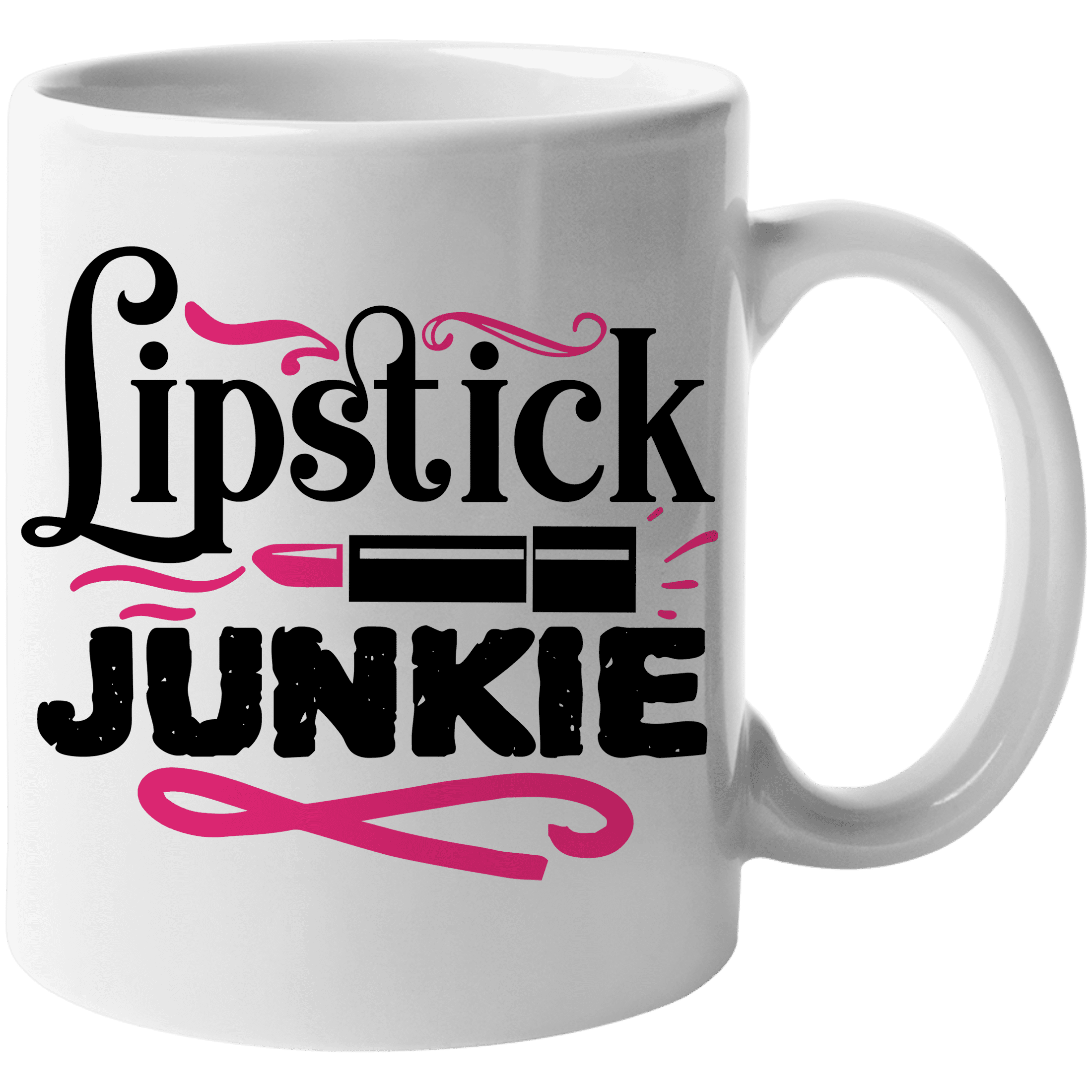 Lipstick Junkie with Artsy Design - Beauty Themed Merch for Makeup ...