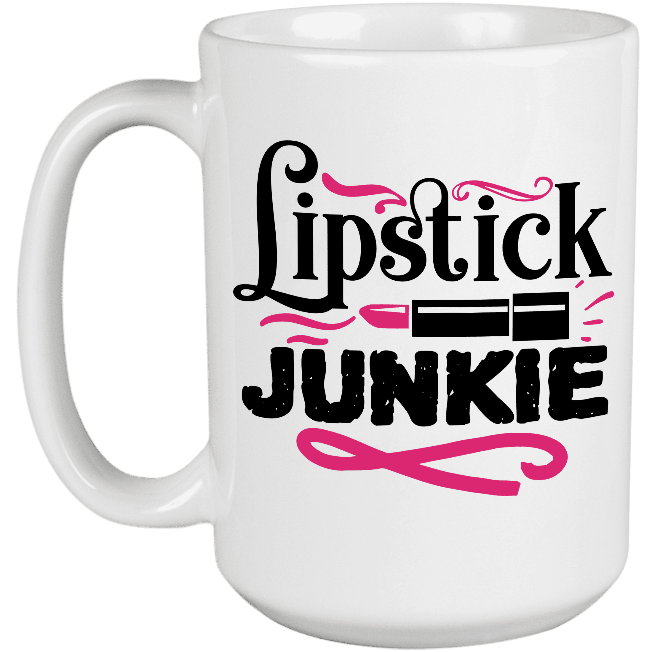 Lipstick Junkie with Artsy Design - Beauty Themed Merch for Makeup ...