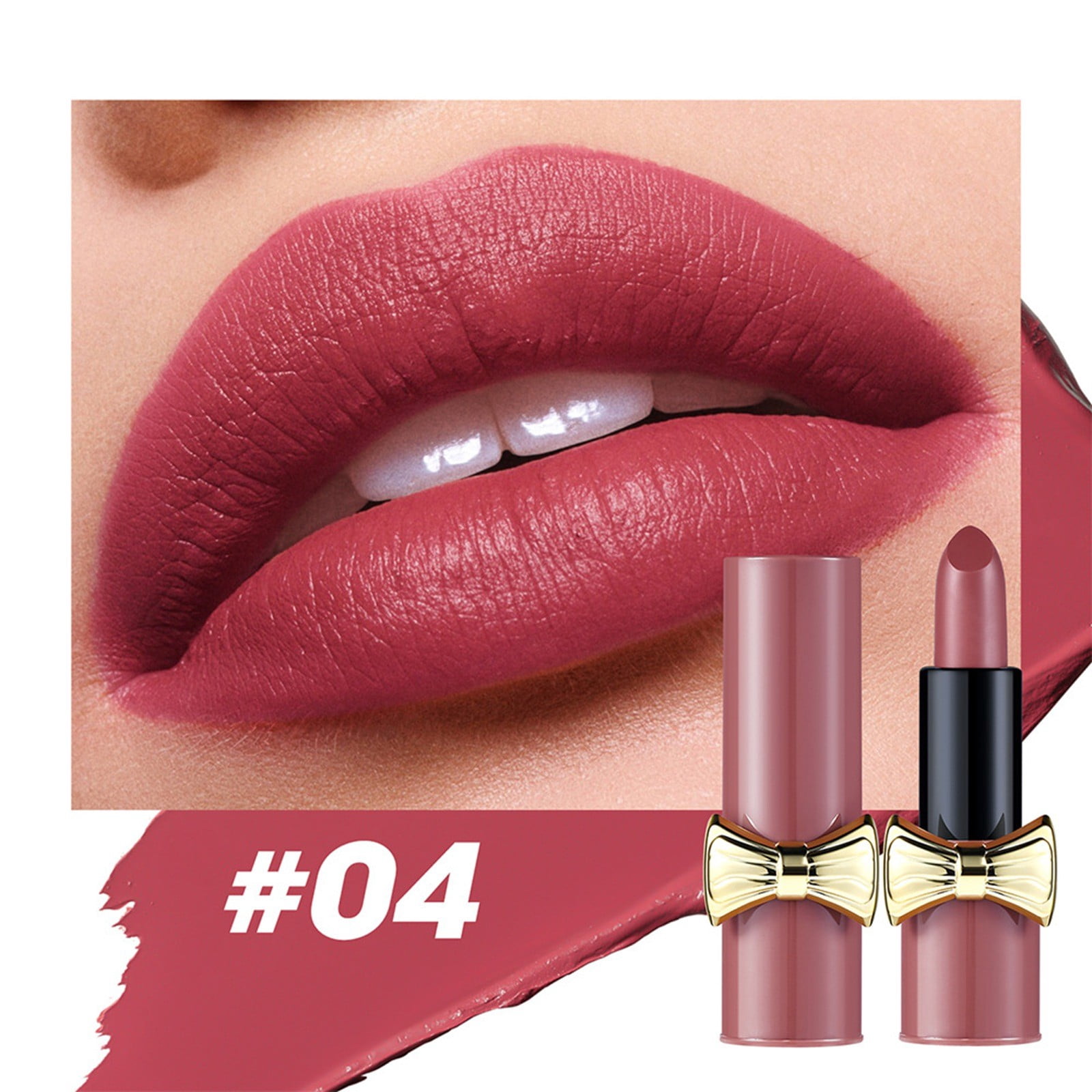 Lipstick Matte Lipstick Liquid Makeup Set, Long-Lasting Wear Non-Stick ...