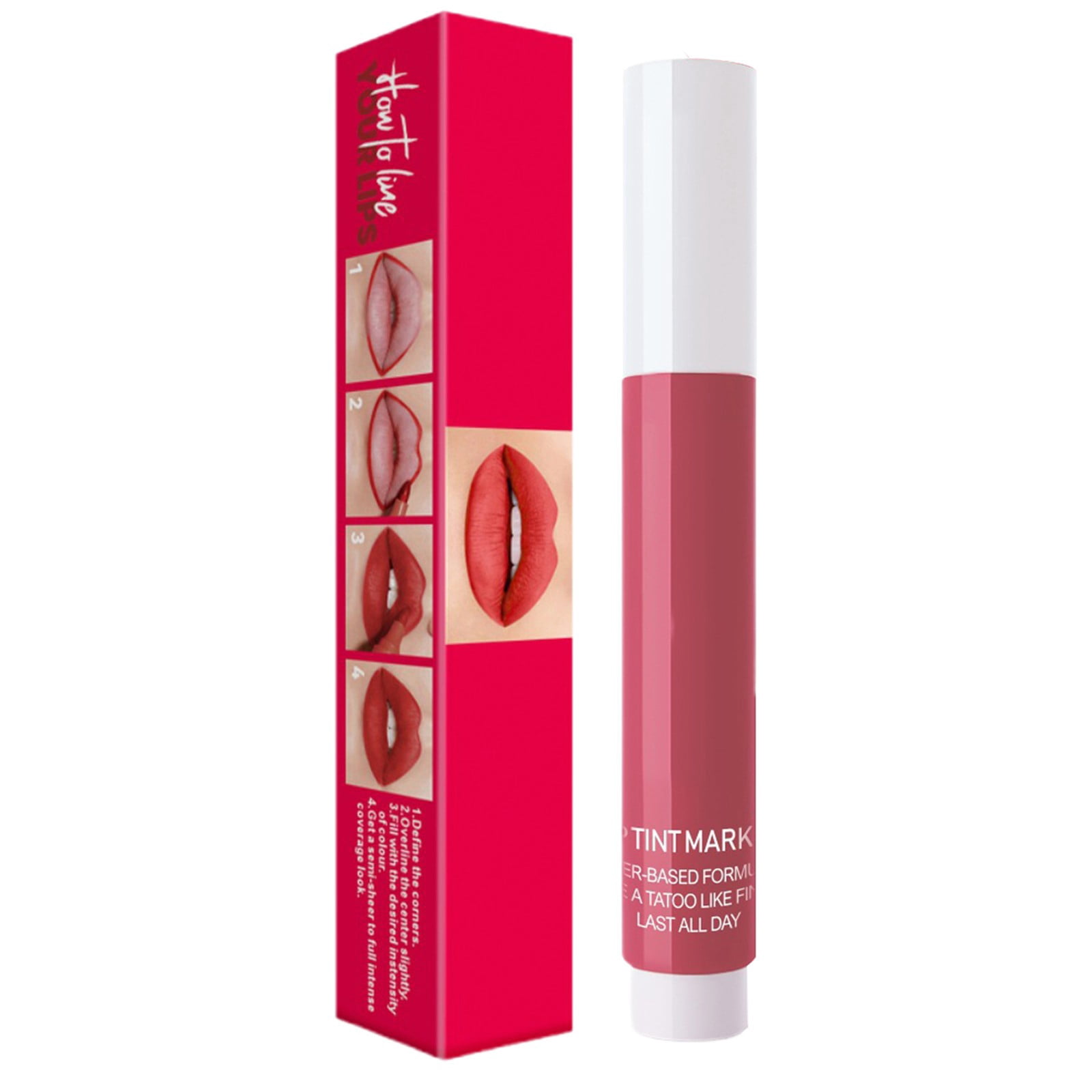 Lipstick Pen Non Stick Cup Lip Dye Pen Easy To Color Marker Lipstick ...