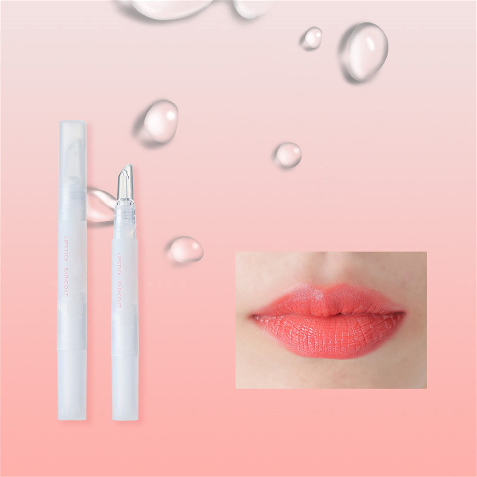 Lipstick Raincoat Lip Glaze Lipstick Sealer Lipstick Fixed Color Lip ...