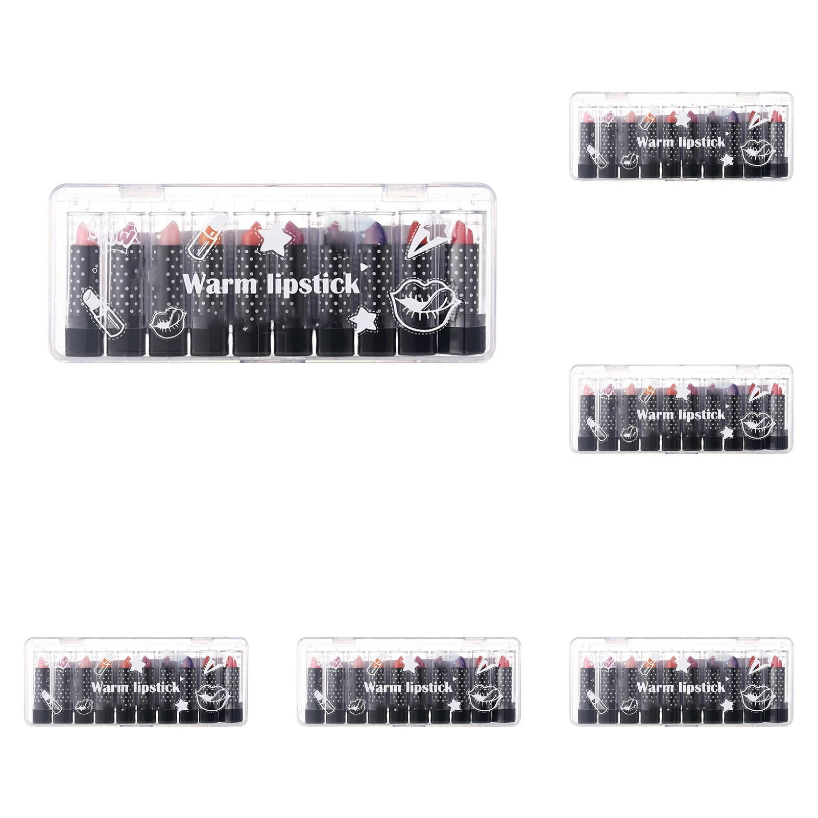 Lipstick Set 10 Colors Long Lasting Lipstick No Fading Lipstick Lip ...