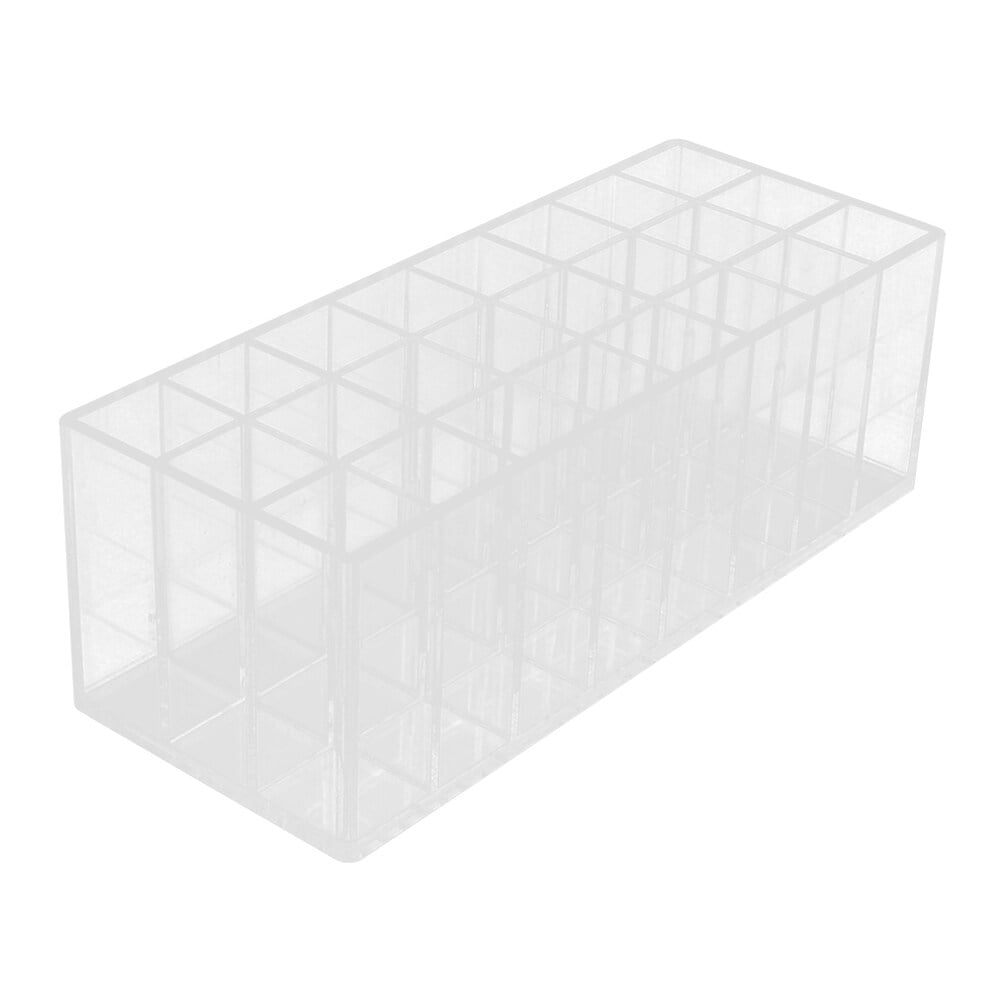 HOMEMAXS Lipstick Holder Organizer 24 Slots Acrylic Lip Gloss Display ...