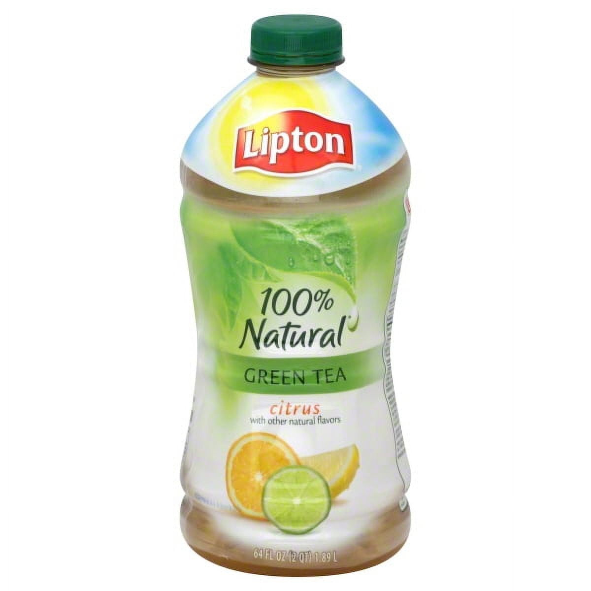 Lipton 100% Natural Green Tea with Citrus, 64 fl oz - Walmart.com