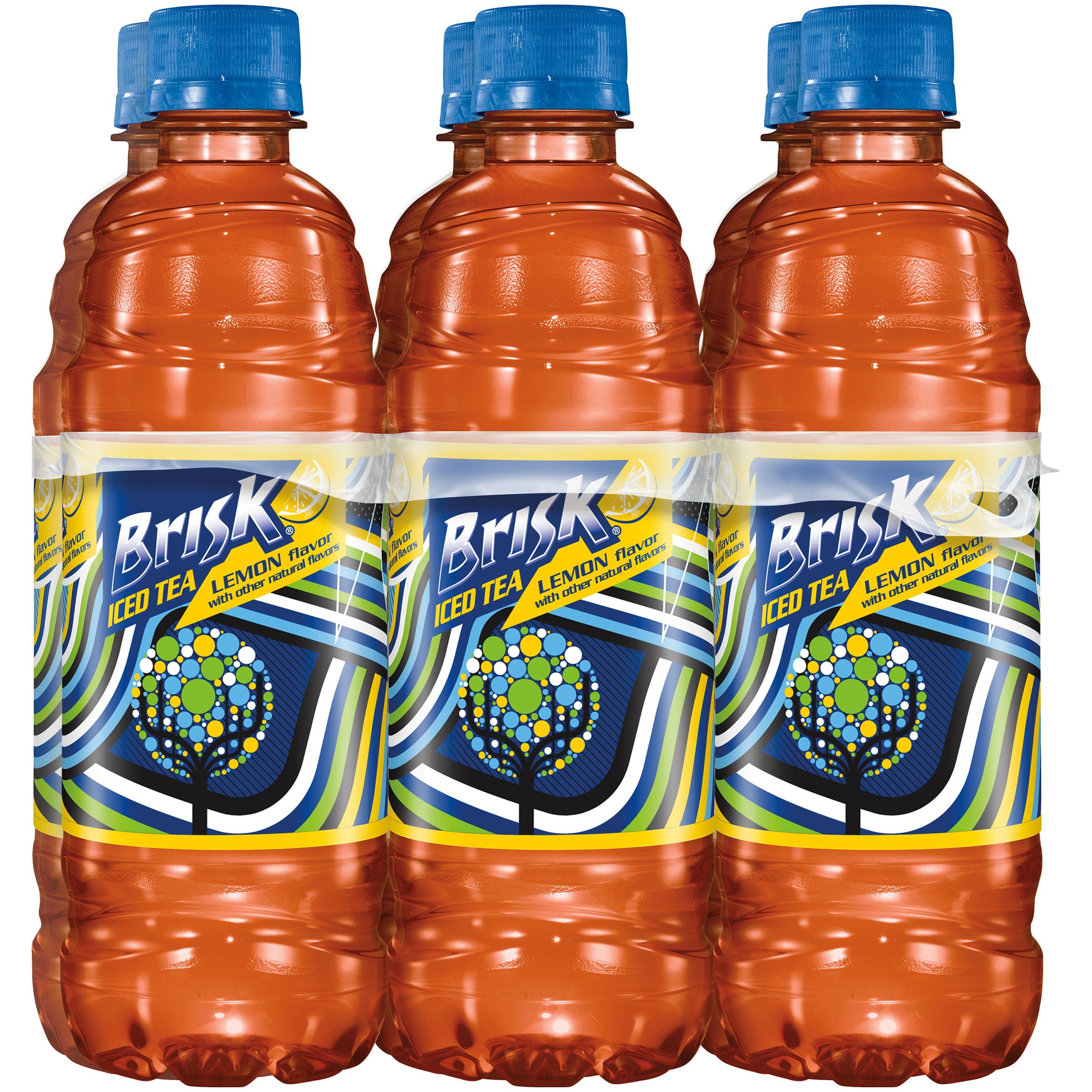 Lipton Brisk Iced Tea, Lemon, 16.9 Fl Oz, 24 Count - Walmart.com