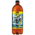 Lipton Brisk Lemon Iced Tea, Bottled Tea Drink, 1 Liter, Bottle ...