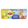 Lipton Cold Brew Iced Tea - 22 tea bags per box, 12 boxes per case ...