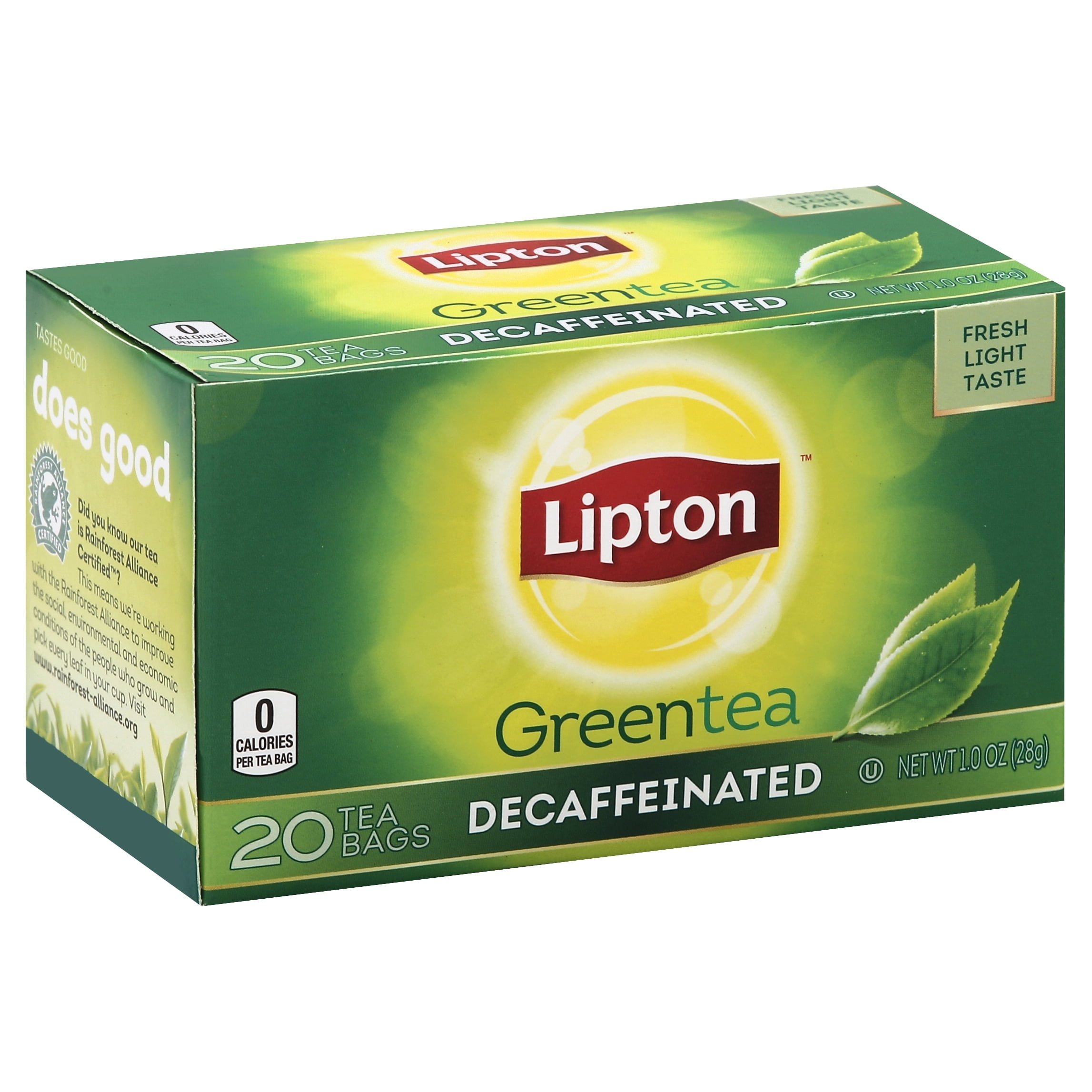 Lipton Decaf Green Tea 20 Bags (Pack of 6) - Walmart.com