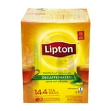 Lipton Decaffeinated Black Tea, Caffeine Free, 144 Tea Bags - Walmart.com