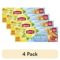 (4 pack) Lipton Family Sized Iced Black Tea, Decaffeinated, Tea Bags 48 ...