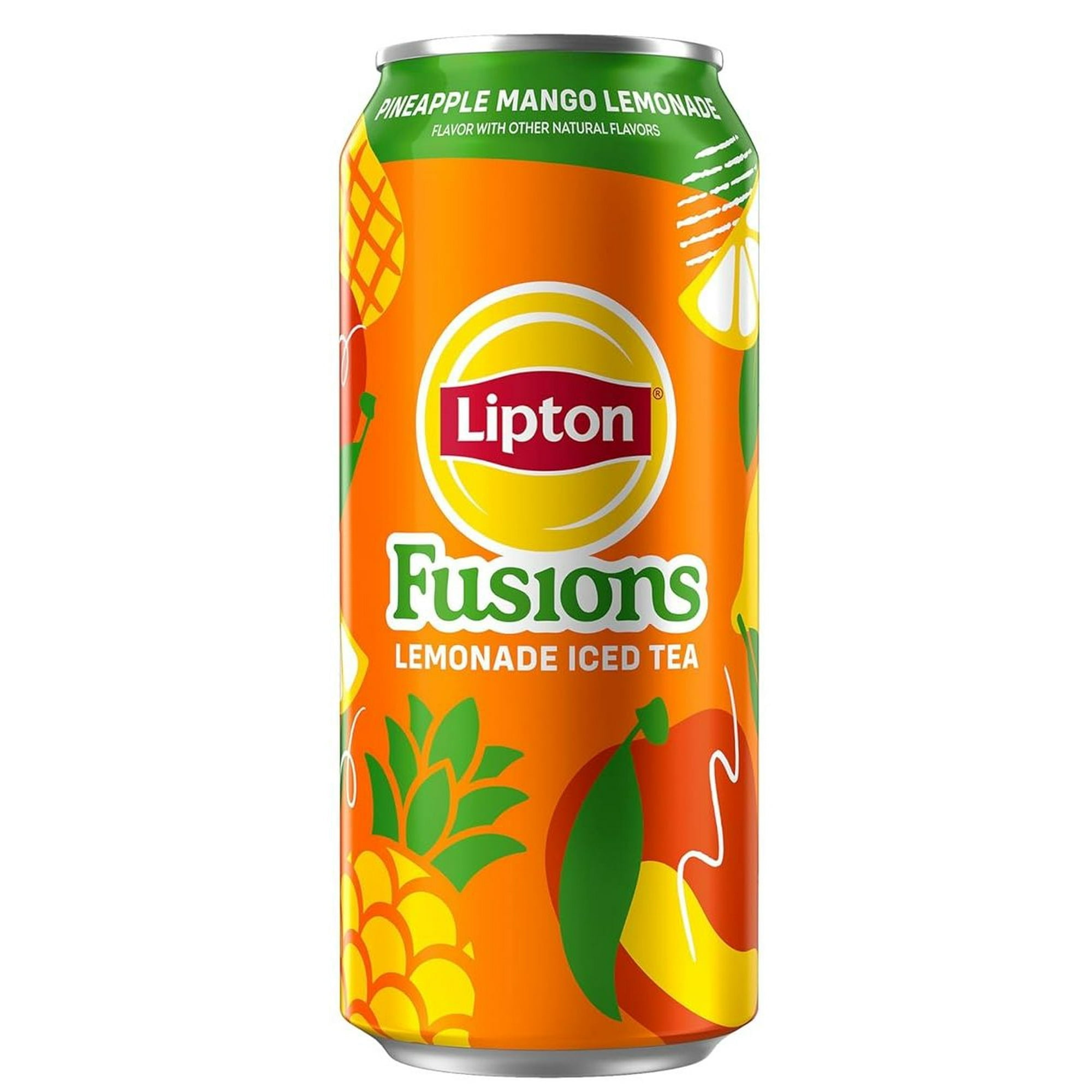 Lipton Fusions Iced Tea Pineapple Mango Lemonade 6 Pack 16 Fl Oz ...