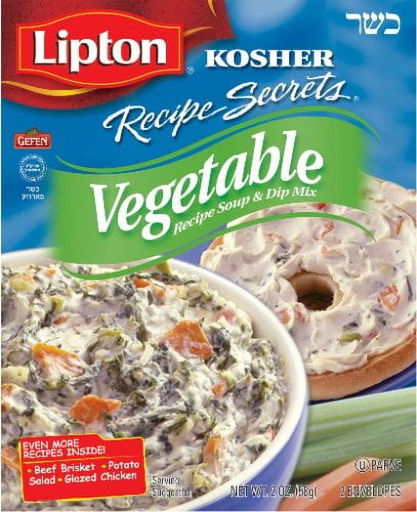Lipton/Gefen Kosher Soups, Lipton Kosher Recipe Secrets Vegetable Soup ...