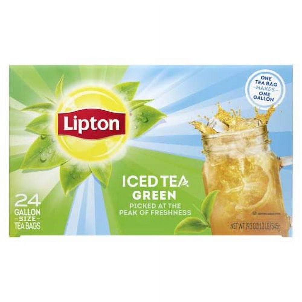 Lipton Green Iced Tea Bags Unsweetened, 84138125 (21377809) - Walmart.com
