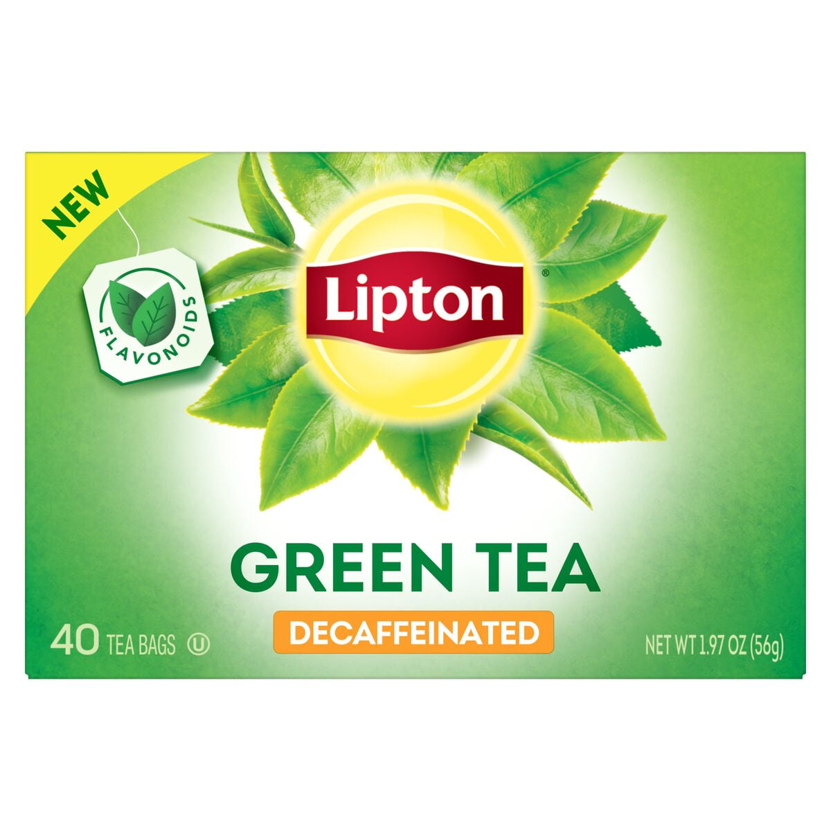 Lipton Decaffeinated Green Tea Bags, 40 Count - Walmart.com