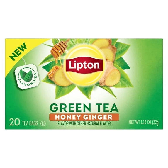 Lipton Green Tea Honey Ginger - Walmart.com