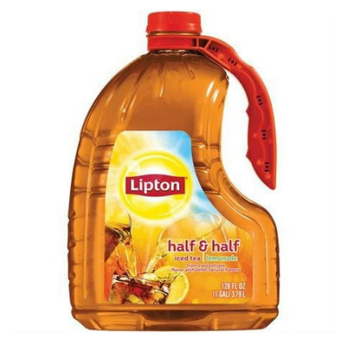 Lipton Half and Half 128 Oz Plastic Bottles Pack of 4 - Walmart.com