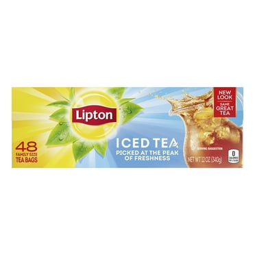 Lipton Instant Peach Iced Tea Mix, Sweetened, Caffeinated, Dairy Free ...