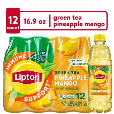 Diet Lipton Raspberry White Tea, 16.9 fl oz Iced Tea, 12 Pack Bottles ...