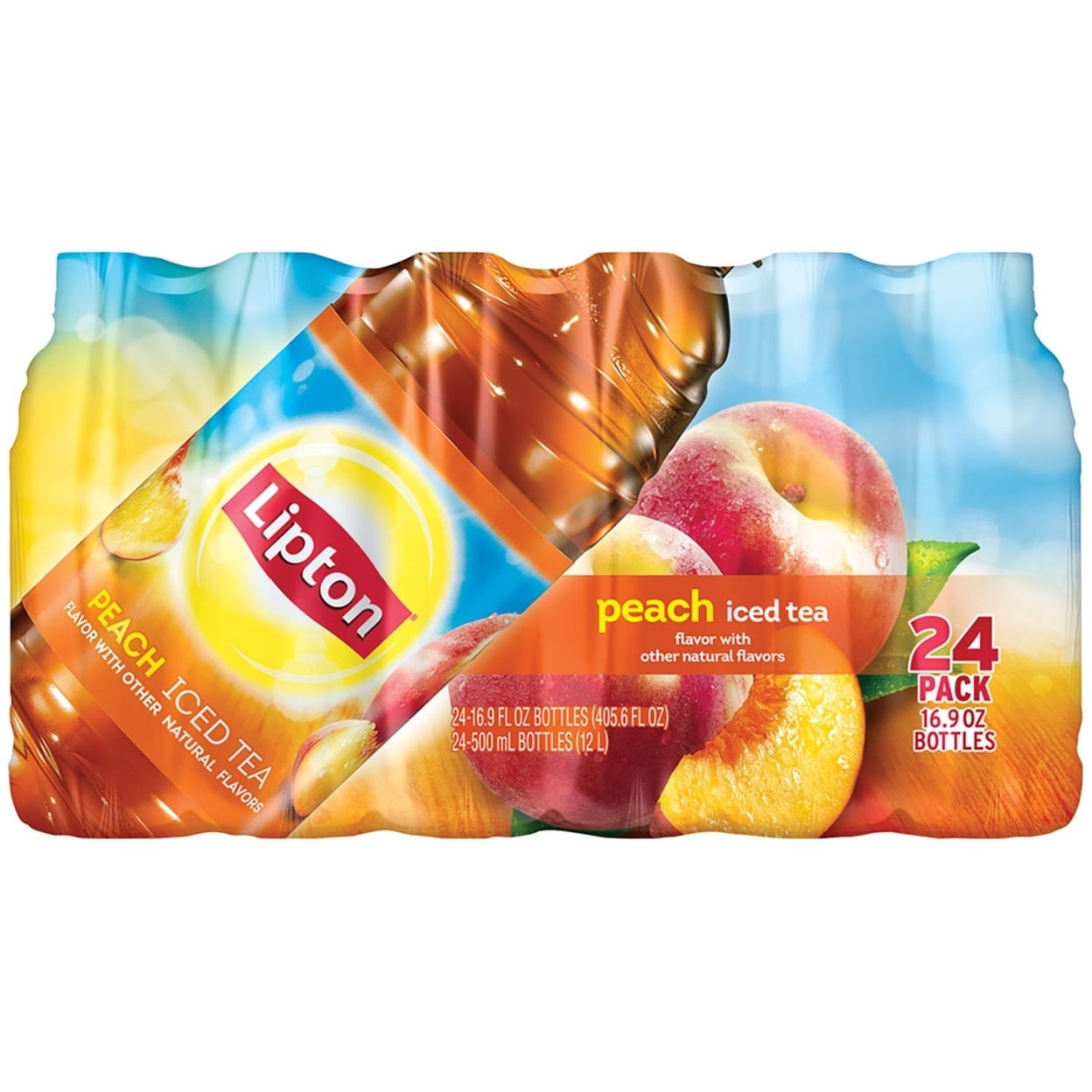 Lipton Peach Iced Tea, Refreshing Delicious, Perfectly Infused, Size 16 ...