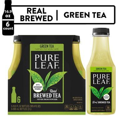 Pure Leaf Real Brewed Variety Pack, Iced Tea Bottled Tea Drink ...