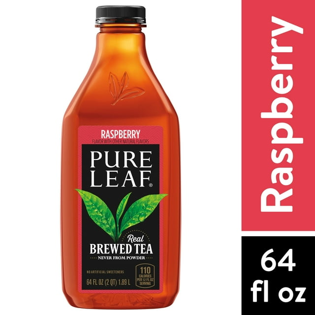 Pure Leaf Iced Tea, Raspberry, 64 fl oz Bottle - Walmart.com