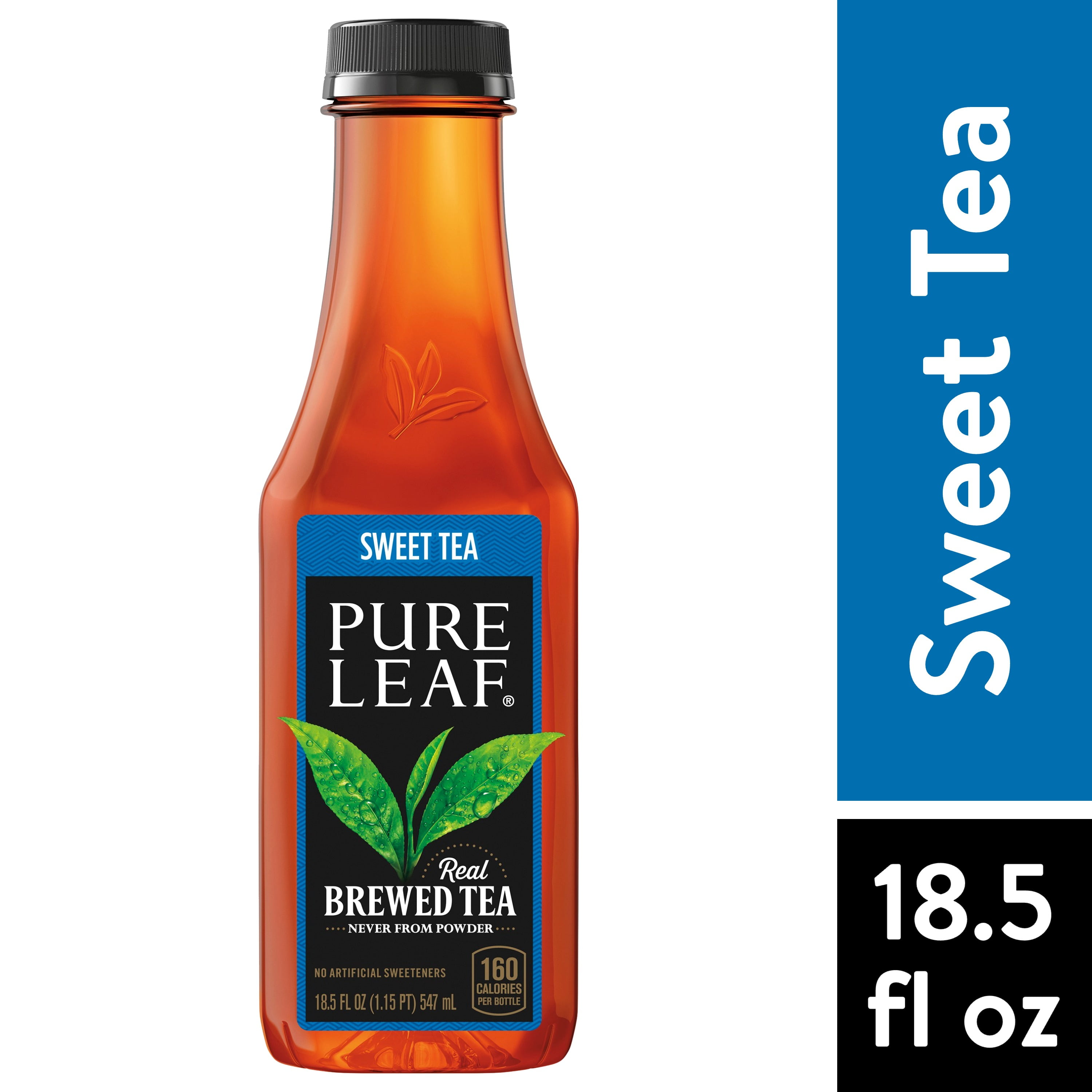 Lipton Pure Leaf Sweet Tea Iced Tea, Bottled Tea Drink, 18.5 fl oz ...