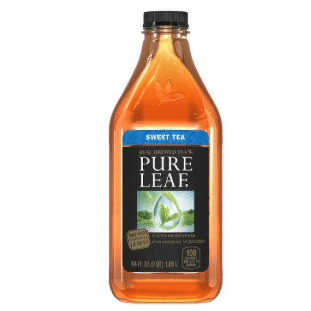 Lipton Pure Leaf Sweet Tea Iced Tea, Bottled Tea Drink, 64 fl oz ...