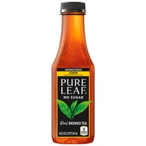 Lipton Pure Leaf Zero Sugar Sweetened Iced Tea, Real Brewed, 16.9 Fl Oz ...
