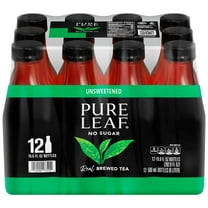 Lipton Pure Leaf Real Brewed Unsweetened Iced Black Tea, Variety Pack ...