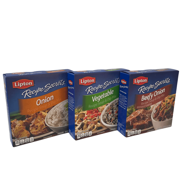 Lipton Recipe Secrets Dry Soup & Dip Mixes Variety Pack - Onion ...