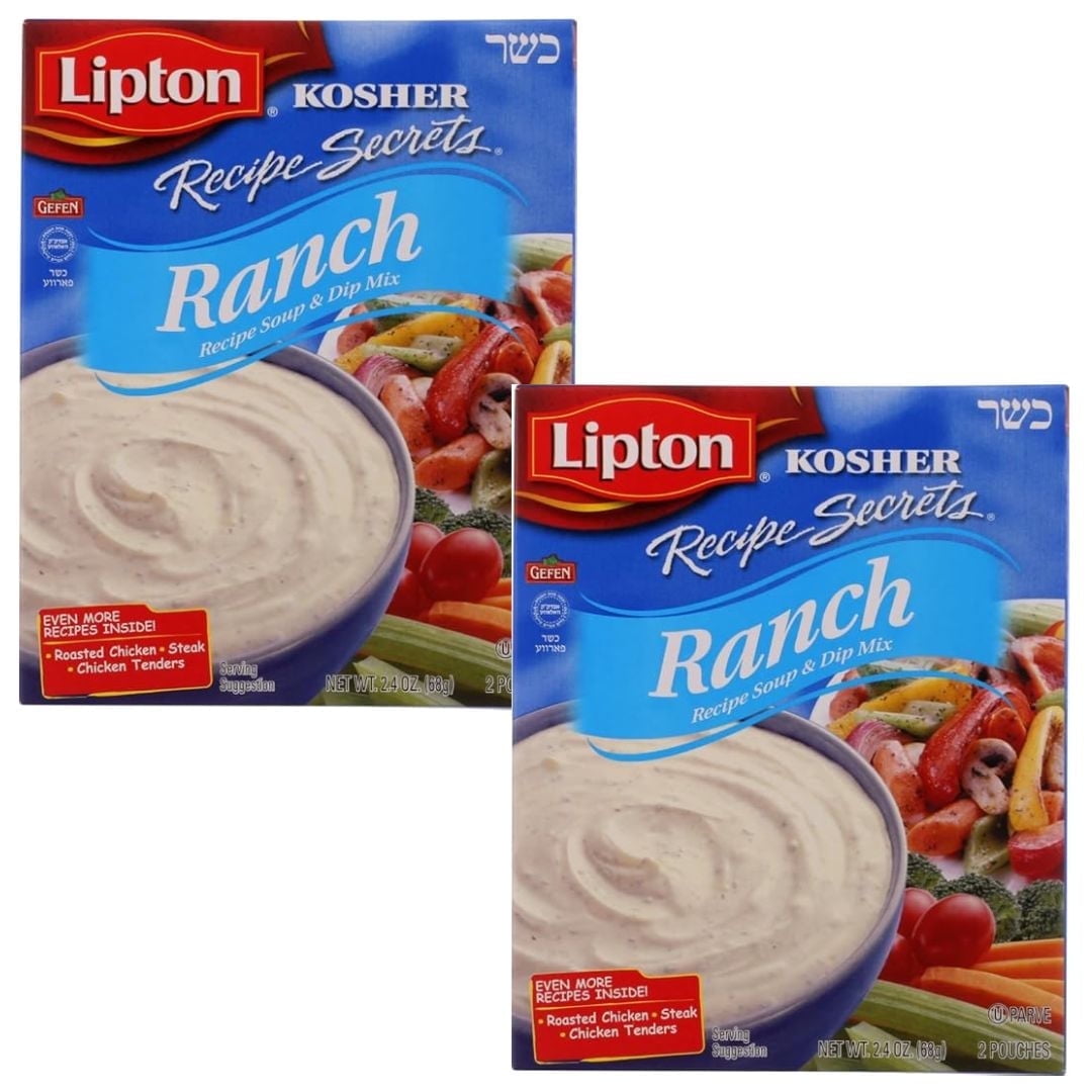 Lipton Recipe Secrets Kosher Ranch Soup & Dip Mix (Pack of 2) - Walmart.com