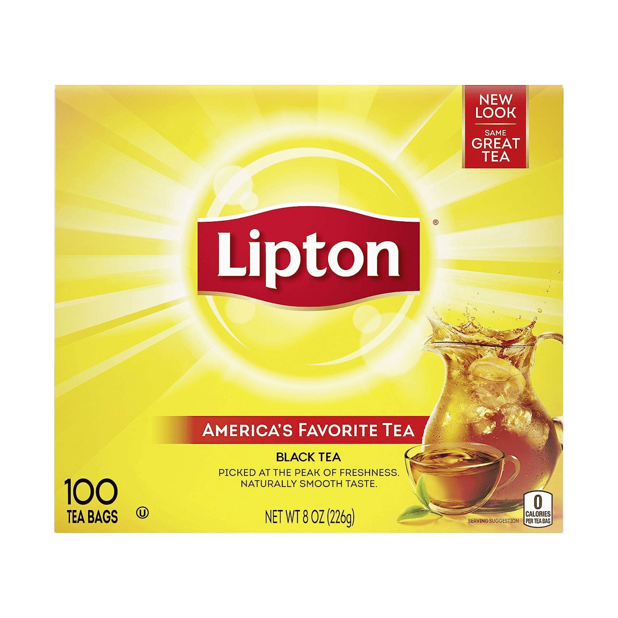 Lipton Regular Leaf Tea Bags - 100ct: Robust Flavor & Timeless Quality ...