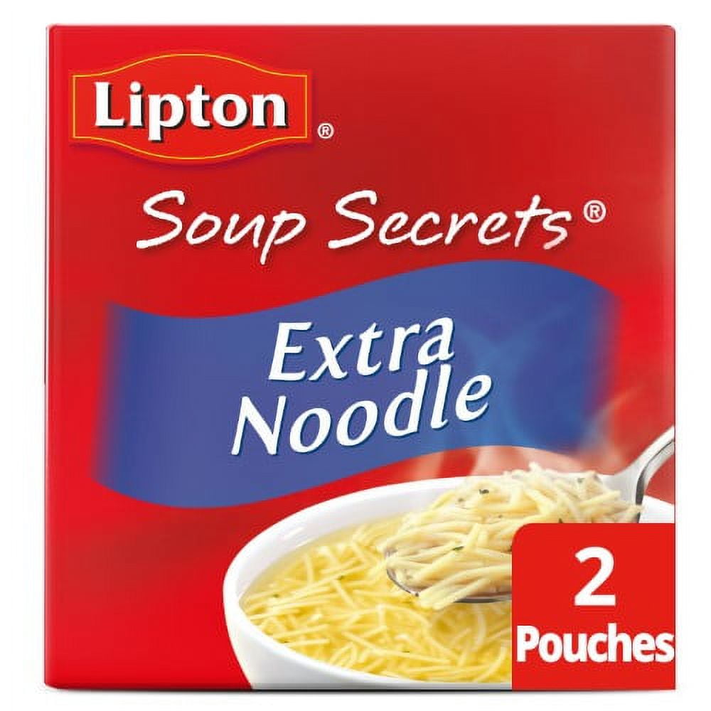 Lipton Soup Secrets Extra Noodle Soup Mix (Pack of 2) - Walmart.com