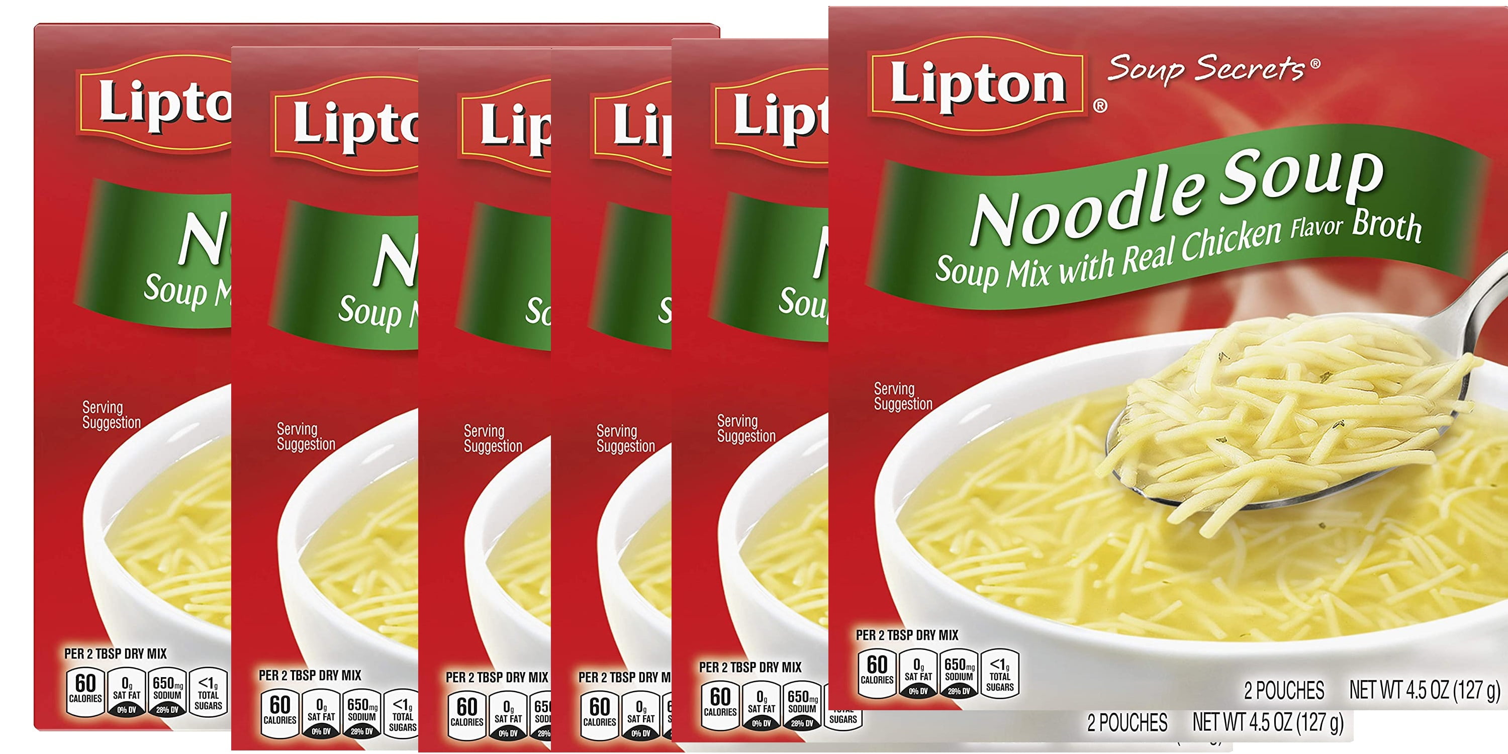 Lipton Soup Secrets Instant Soup Mix For a Warm Bowl of Soup Noodle Soup Made With Real Chicken ...