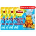 Lipton Southern Sweet Iced Tea Bags Pack of 4, 22 Count, Pre-sweetened ...