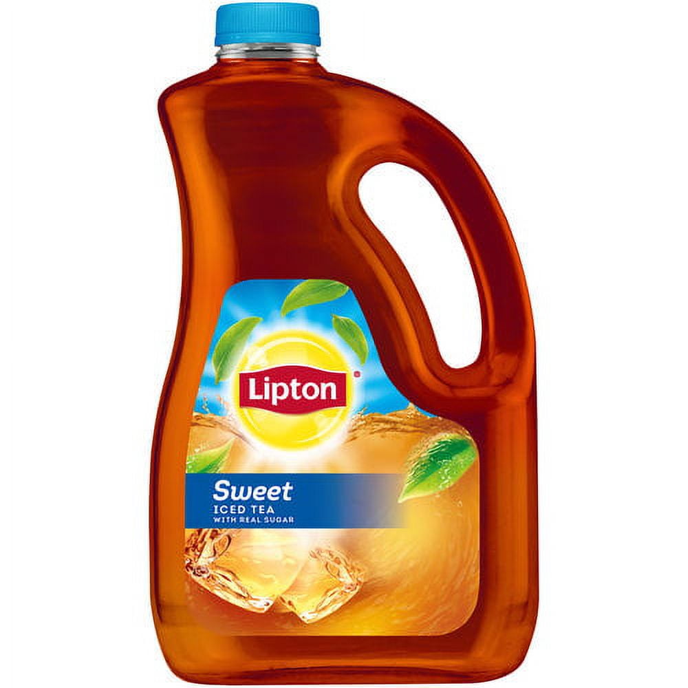 Lipton Sweet Iced Tea Bottled Tea Drink, 89 fl oz Bottle - Walmart ...