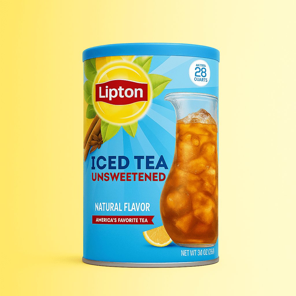 Lipton Unsweetened Iced Tea Powder Drink Mix, 30 qt - Walmart.com