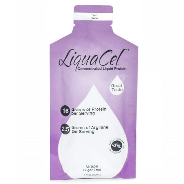LiquaCel Liquid Protein 1oz Packets - Available in 6 Flavors! Size: 100 ...