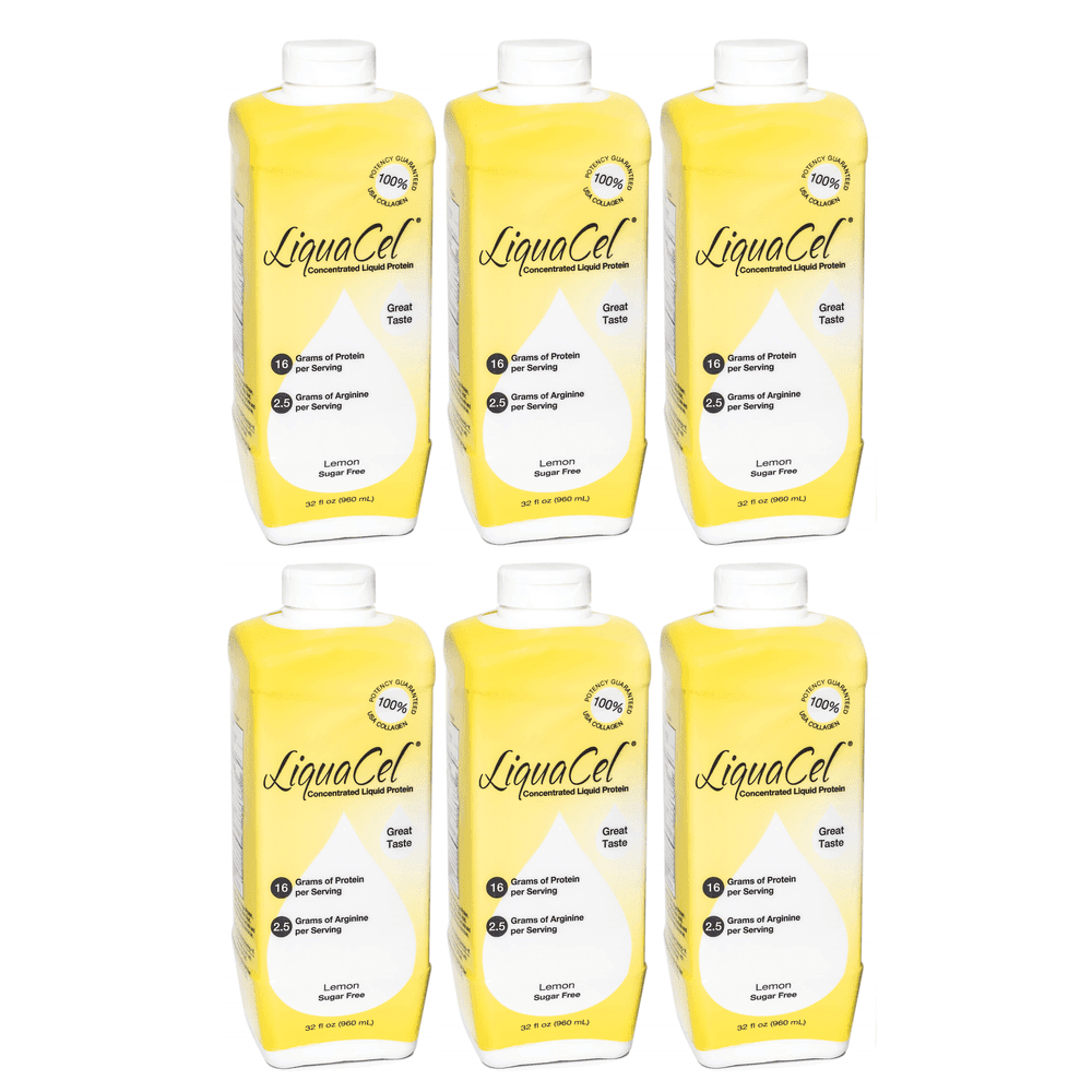 LiquaCel Liquid Protein 32 oz Size: 6-Pack, Flavor: Lemonade - Walmart.com
