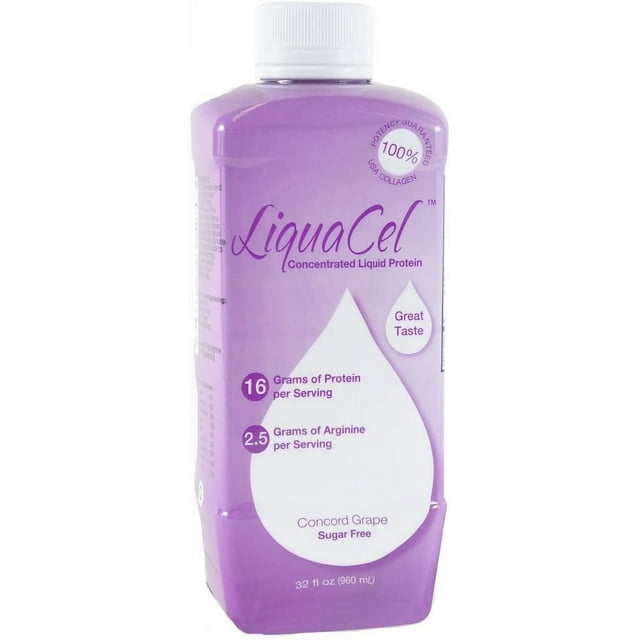 LiquaCel Oral Protein Supplement Grape Flavor Ready to Use 32 oz ...